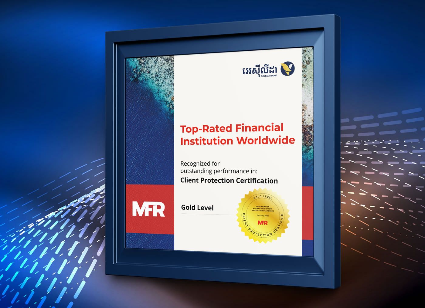 ACLEDA Bank Earns Gold-Level Client Protection Certification